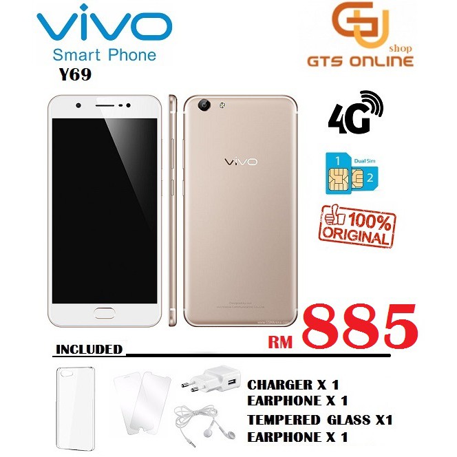 vivo Y69 Price in Malaysia & Specs | TechNave