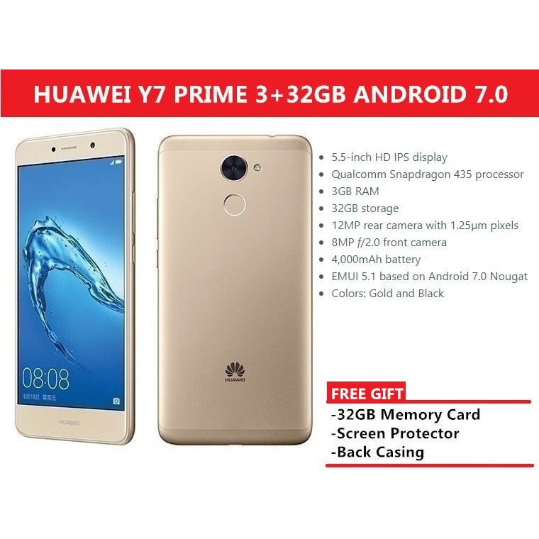 Huawei Y7 Prime Price in Malaysia & Specs | TechNave