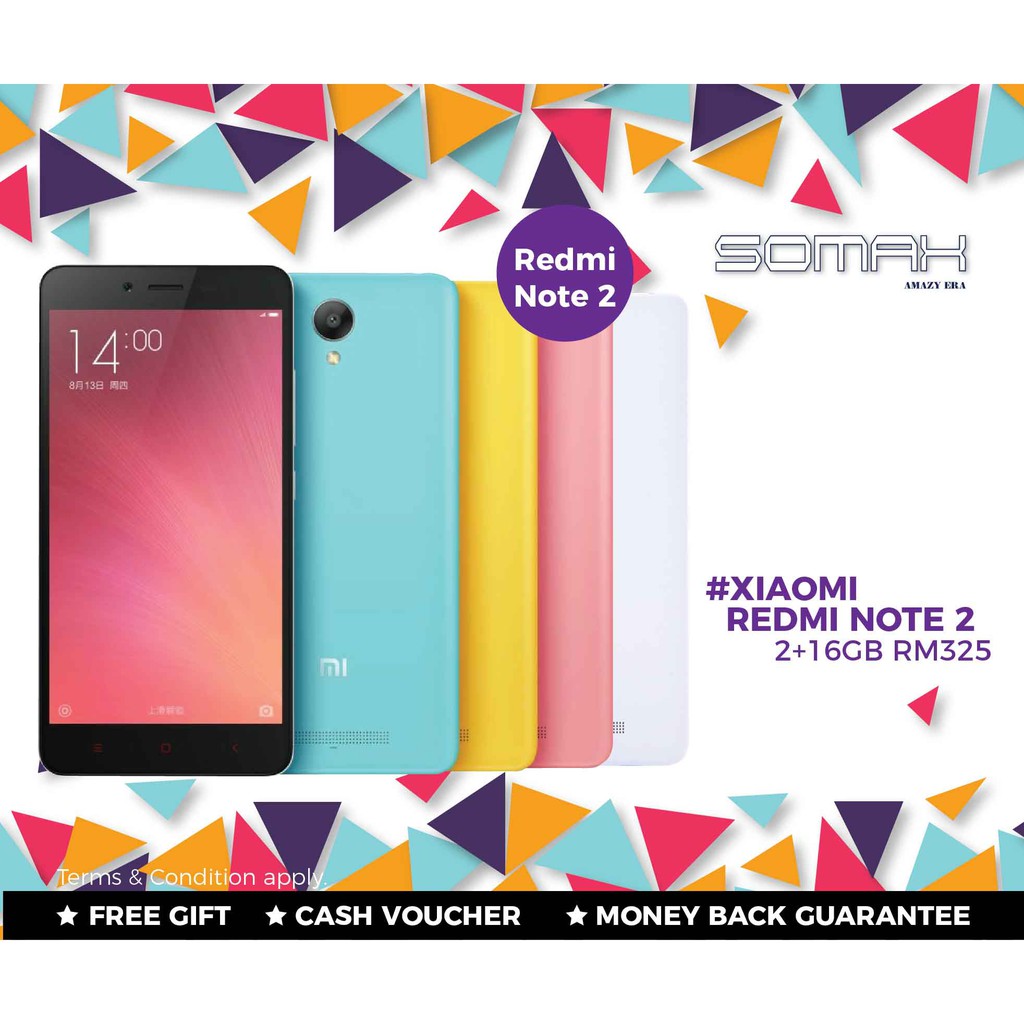 Xiaomi Redmi Note 2 Price in Malaysia & Specs | TechNave