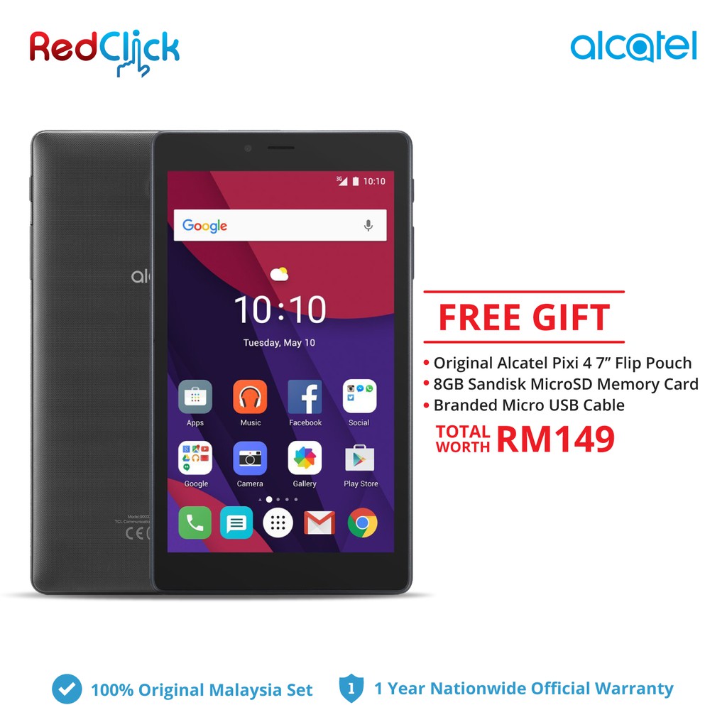 Alcatel Pixi 3 (10) Price in Malaysia & Specs | TechNave